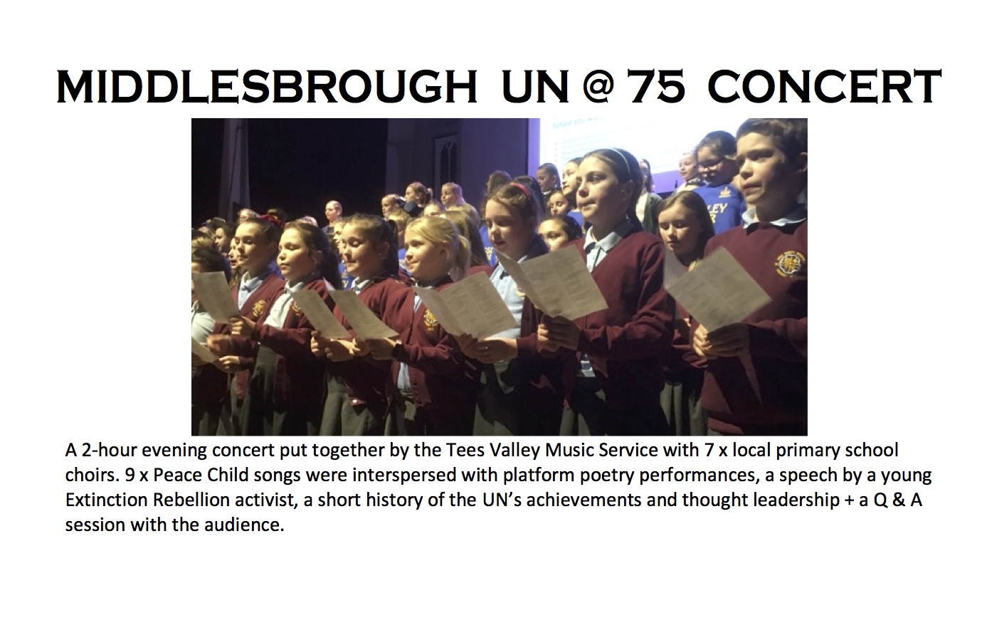 UN 2020 Initiative | Peace Child the Musical